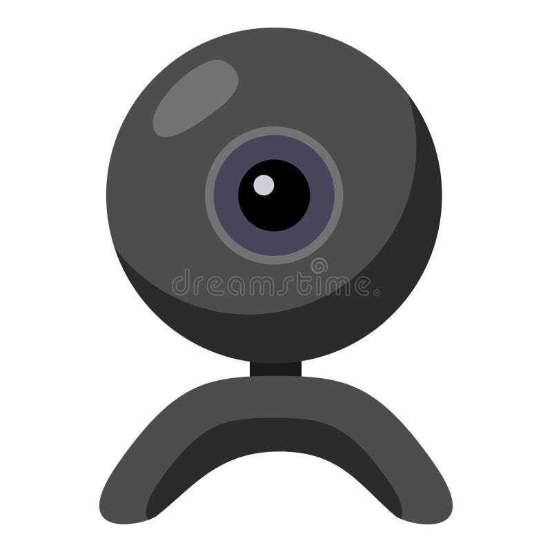 Icono De Cámara Web. Símbolo De Webcam Plano Vectorial Ilustración del ...