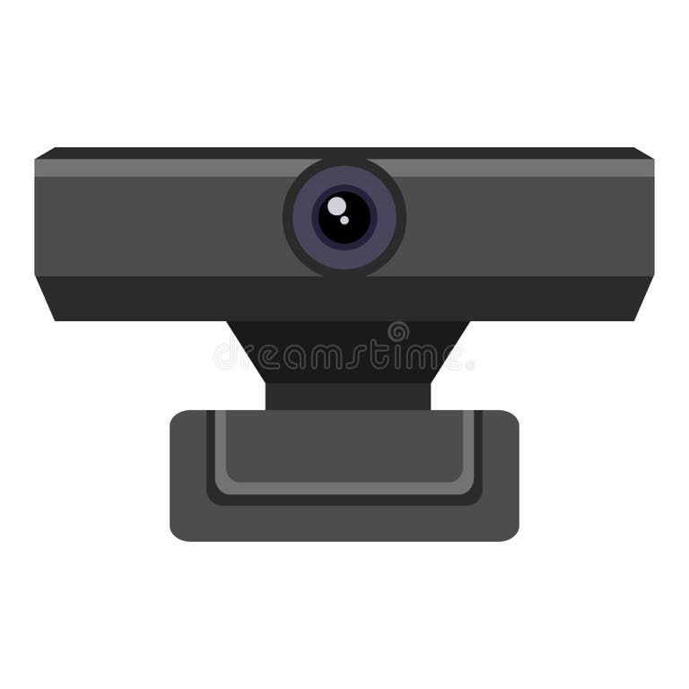 Icono De Cámara Web. Símbolo De Webcam Plano Vectorial Ilustración del ...