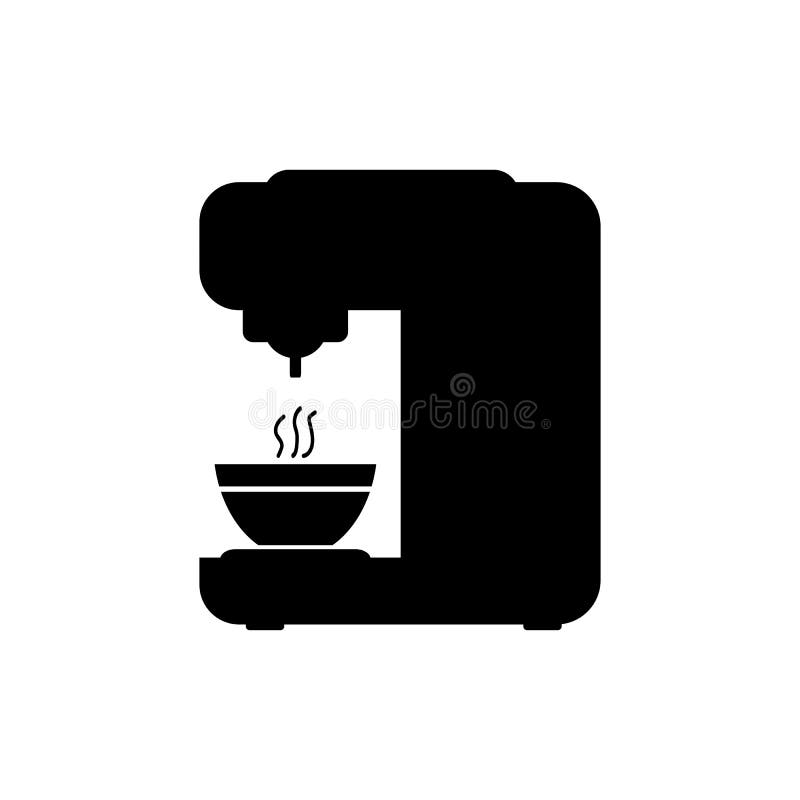 Icono de cafetera ilustración del vector. Ilustración de restaurante ...