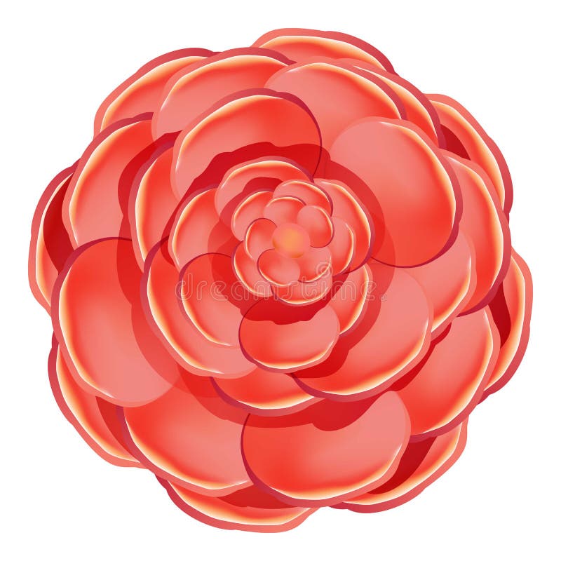 Icono De Camellia Roja, Estilo Caricatura Ilustración del Vector ... Icono De Camellia Roja, Estilo Caricatura Ilustración del Vector ...