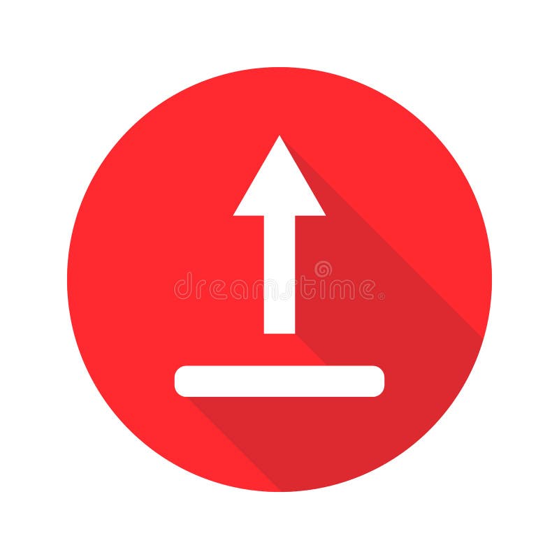 Icono De Carga Rojo Moderno. Vector. Ilustración del Vector ...