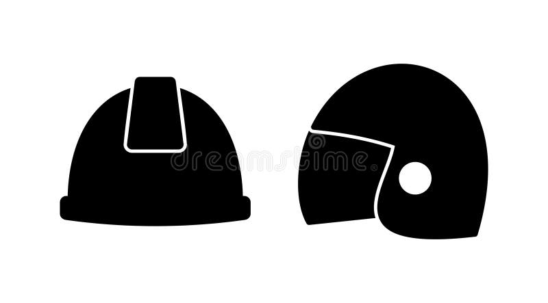 Icono De Casco . Icono De Casco De Seguridad Stock de ilustración ...