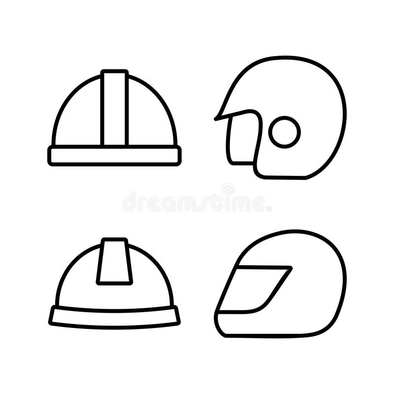 Icono De Casco . Icono De Casco De Seguridad Ilustración del Vector ...
