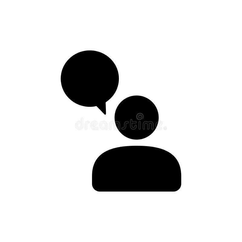 Icono De Chat. Uno De Los Iconos De Set Web Ilustración del Vector ...