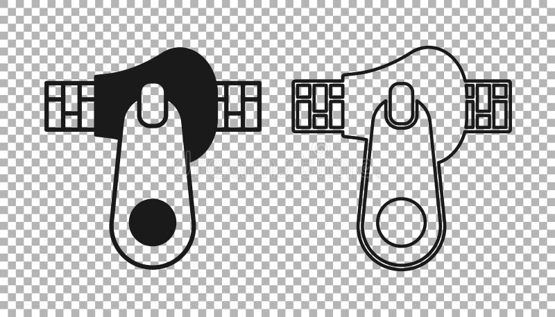 Icono De Cierre Negro Aislado En Fondo Transparente. Vector Ilustración ...