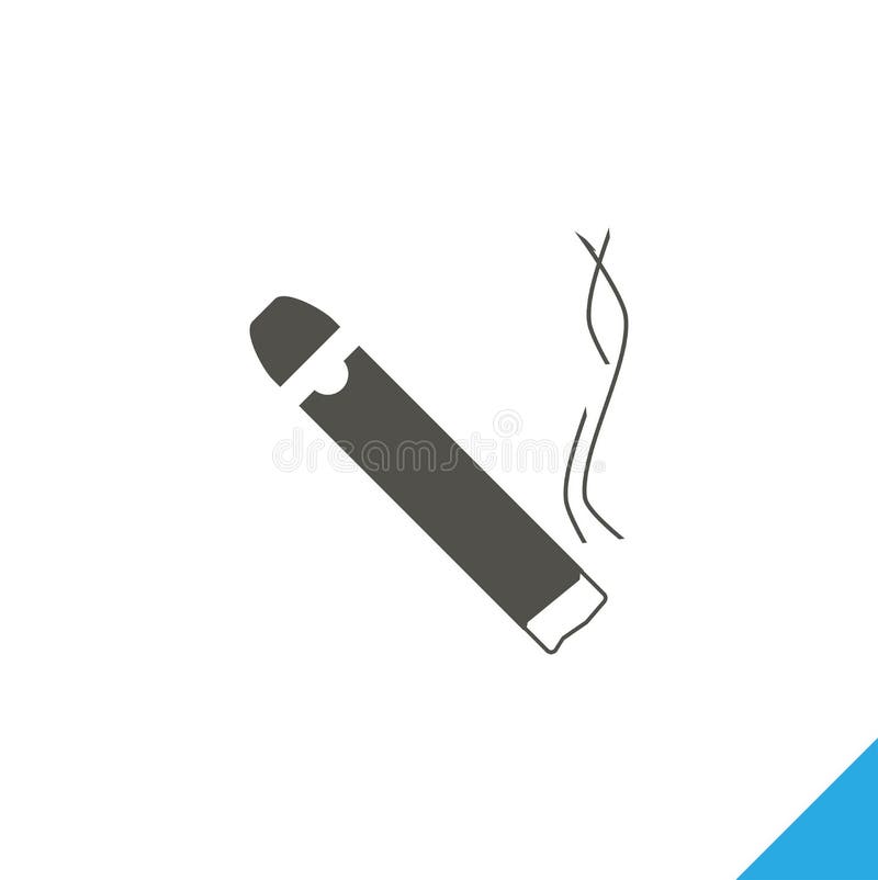 Icono De Cigarrillo Simple. Icono Del Cigarrillo Ilustración del Vector ...
