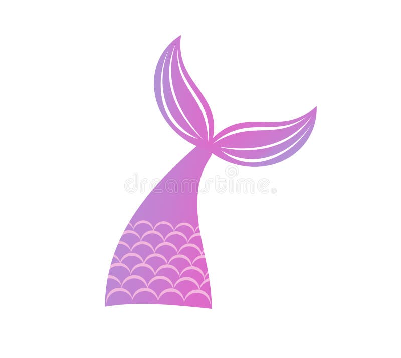 Icono de cola de sirena ilustración del vector. Ilustración de ...