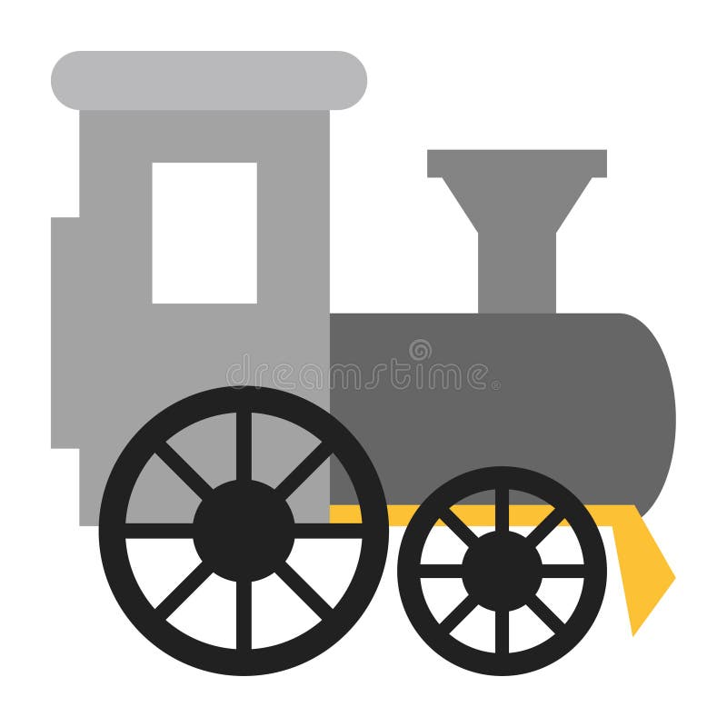 Icono De Color Plano De Tren. Ilustración del Vector - Ilustración de ...