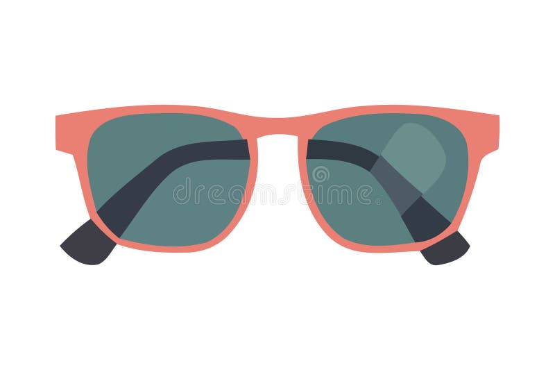 Icono De Color Rosa De Gafas De Sol De Moda Ilustración del Vector ...