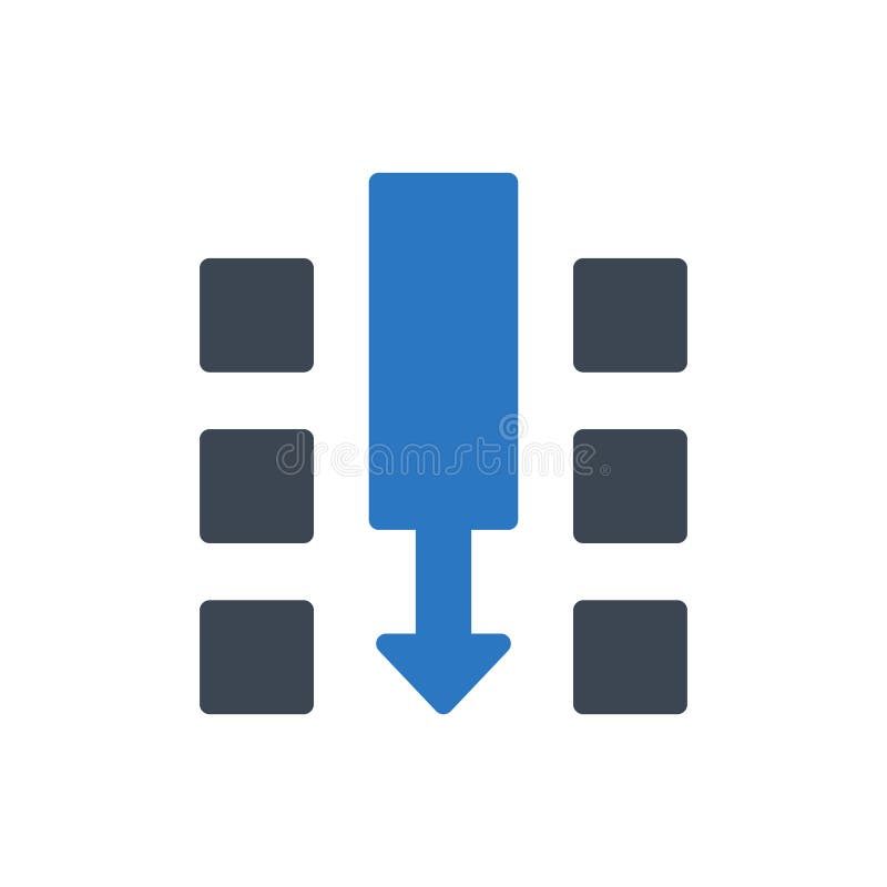 Icono de columna ilustración del vector. Ilustración de vector - 223751767