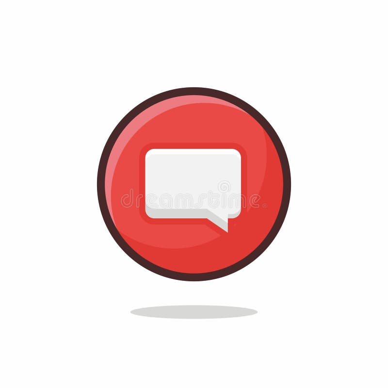 Icono de comentario ilustración del vector. Ilustración de comentario ...