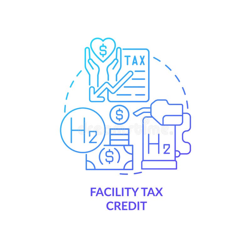 Icono De Concepto De Gradiente Azul De Crédito Fiscal Ilustración del ... Icono De Concepto De Gradiente Azul De Crédito Fiscal Ilustración del ...