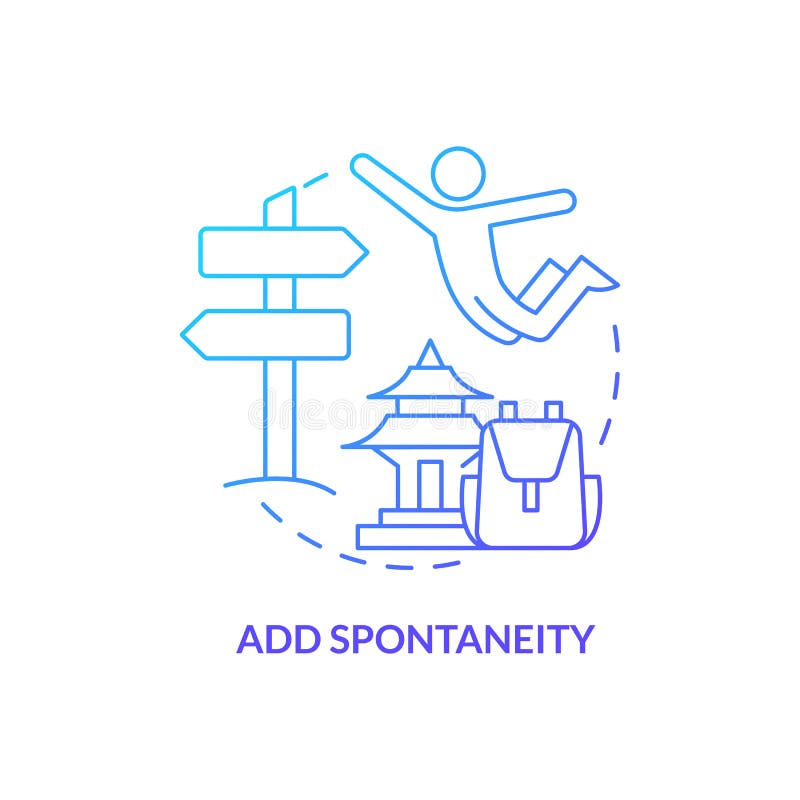 Icono De Concepto De Gradiente Azul De Espontaneidad Ilustración del ... Icono De Concepto De Gradiente Azul De Espontaneidad Ilustración del ...