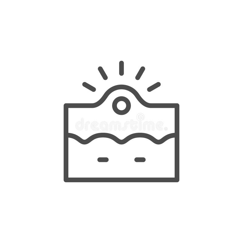 Icono De Color De La Línea De Inflamación Ocular Enfermedades