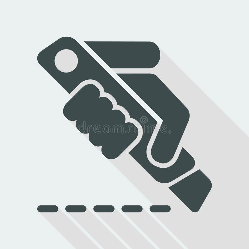 Icono de corte ilustración del vector. Ilustración de herramienta ...