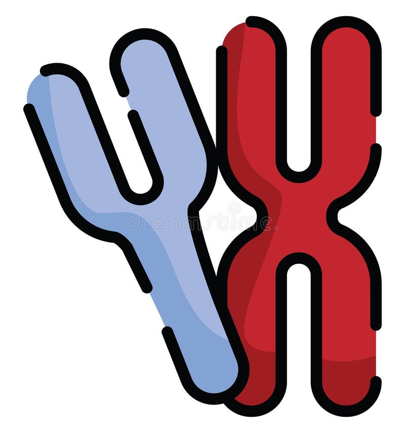 Icono De Cromosomas Humanos Ilustración del Vector - Ilustración de estructura, aislado: 258929559