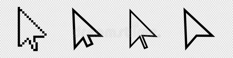 Icono De Cursor. Flecha Del Puntero Del Mouse Del Equipo Ilustración ...