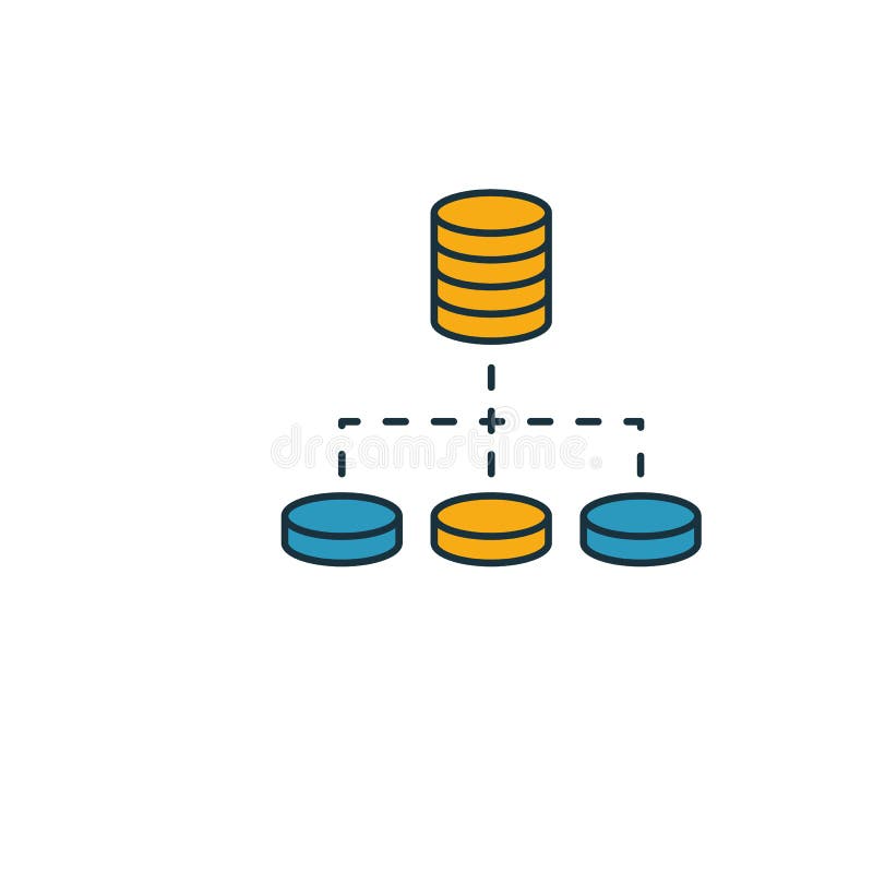 Icono De Esquema De Datos Estructurados Estilo De Línea Delgada De La ... Icono De Esquema De Datos Estructurados Estilo De Línea Delgada De La ...