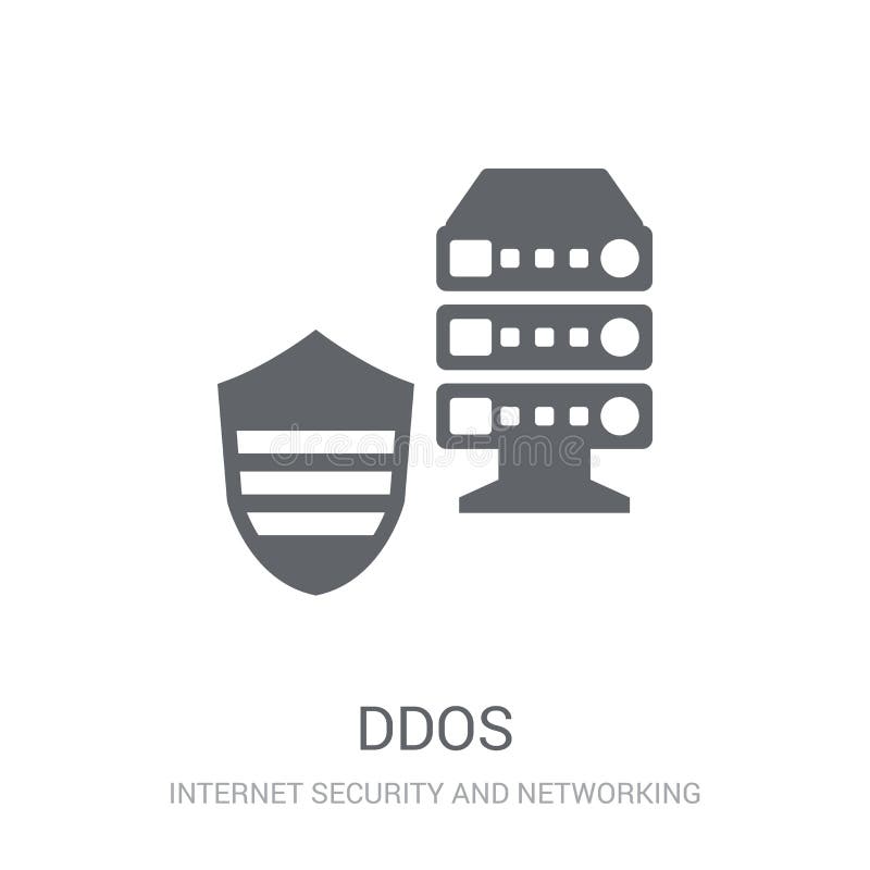 Icono de Ddos ilustración del vector. Ilustración de clave - 131177661