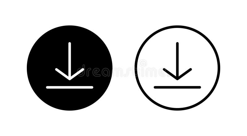 Icono De Descarga . Icono De Vector De Descarga Ilustración del Vector ... Icono De Descarga . Icono De Vector De Descarga Ilustración del Vector ...