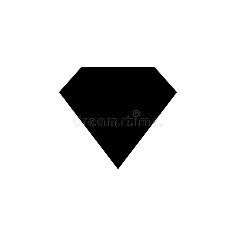 Icono De Diamante. Icono Del Vector De Gemas De Diamante Ilustración ...