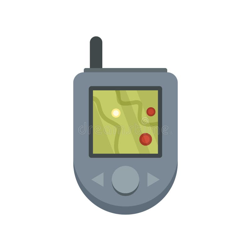 Icono Handheld Del Dispositivo Del GPS Ilustración del Vector ...