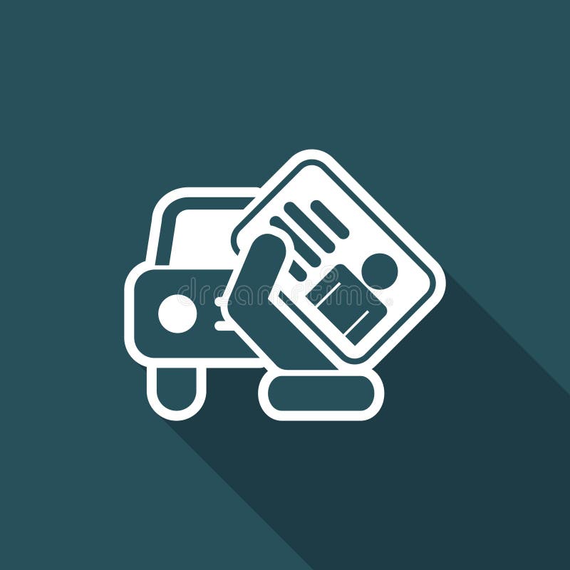 Icono De Documento Del Coche Ilustración del Vector - Ilustración de ...