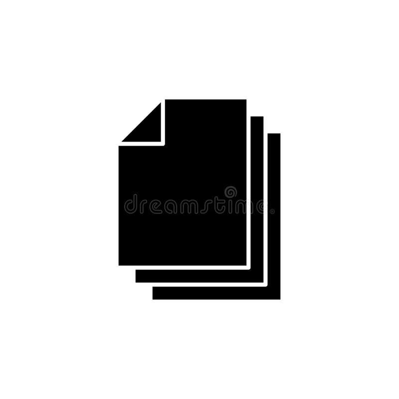 Icono De Documento . Icono De Papel. Icono De Archivo Ilustración del ...