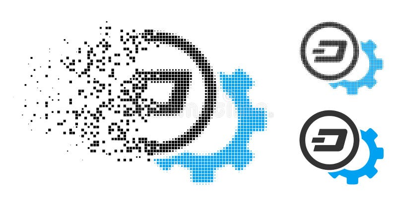 Icono De Dot Halftone Dash Configuration Gear Del Polvo Ilustración del ... Icono De Dot Halftone Dash Configuration Gear Del Polvo Ilustración del ...