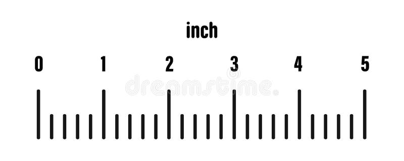 Icono De Escala De Regla En Fondo Blanco Ilustración del Vector ...