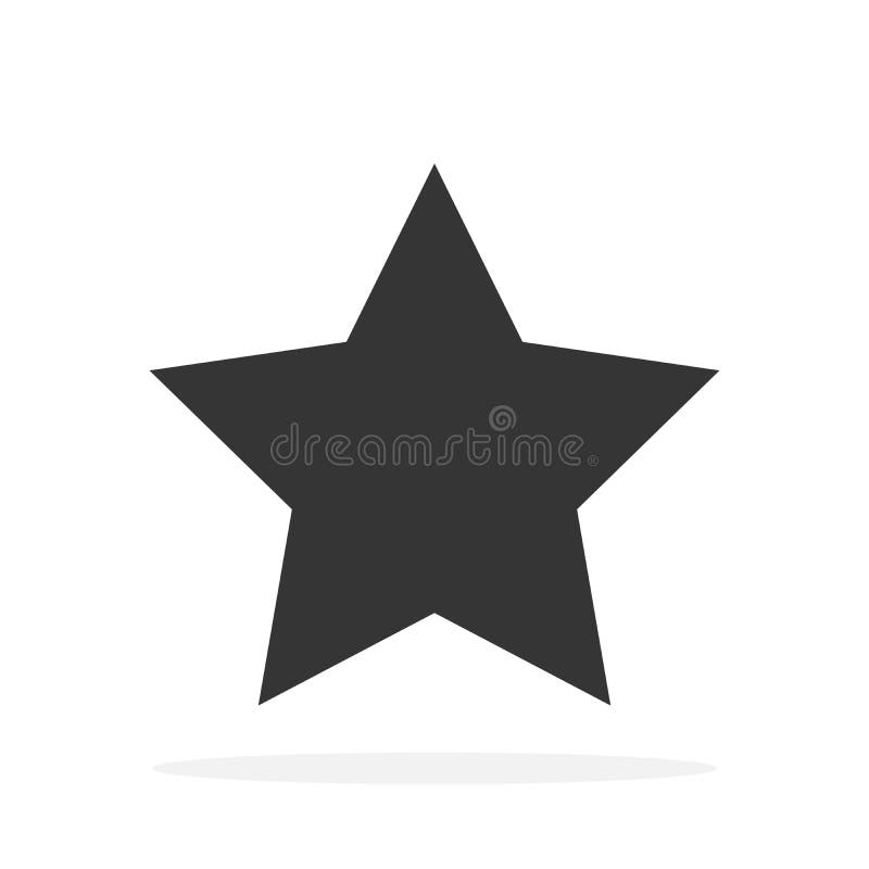 Icono de estrella - vector stock de ilustración. Ilustración de icono ...