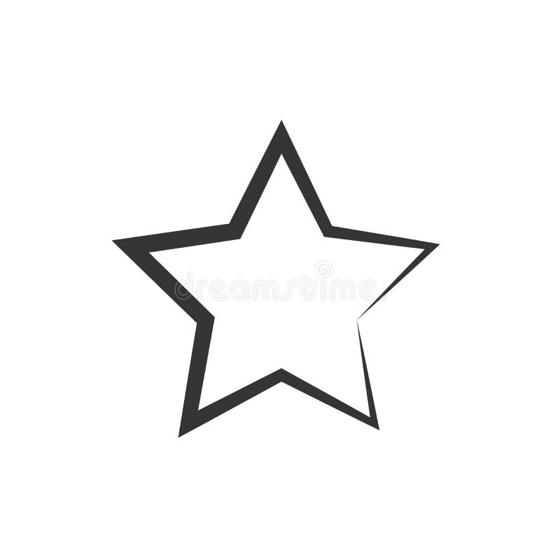 Icono de estrella - vector stock de ilustración. Ilustración de vector ...