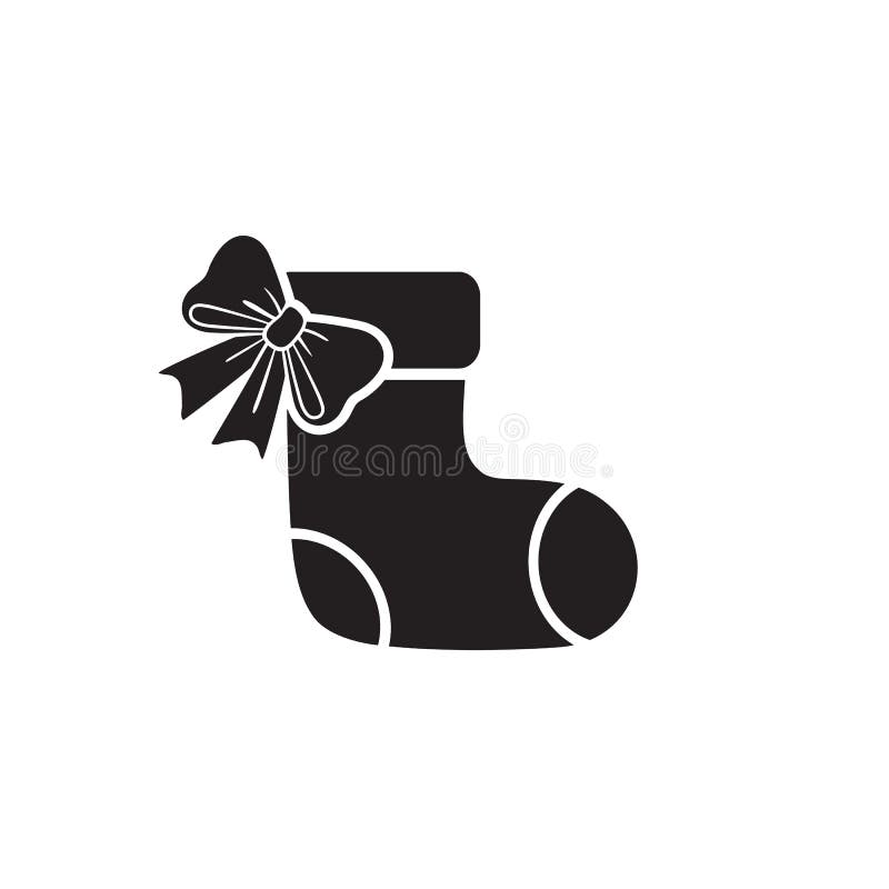 Icono De Existencias De Navidad En Blanco Acoplar Con Icono De Arco ...