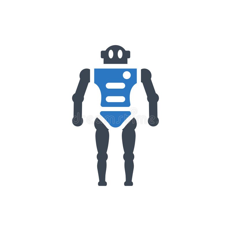 Vector Del Icono Del Exoesqueleto Aislado En El Fondo Blanco ...