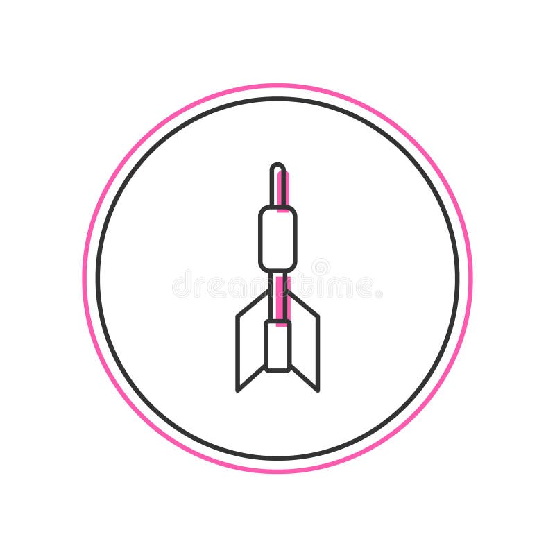 Icono De Flecha De Esquema Relleno Aislado En Fondo Blanco. Vector ...