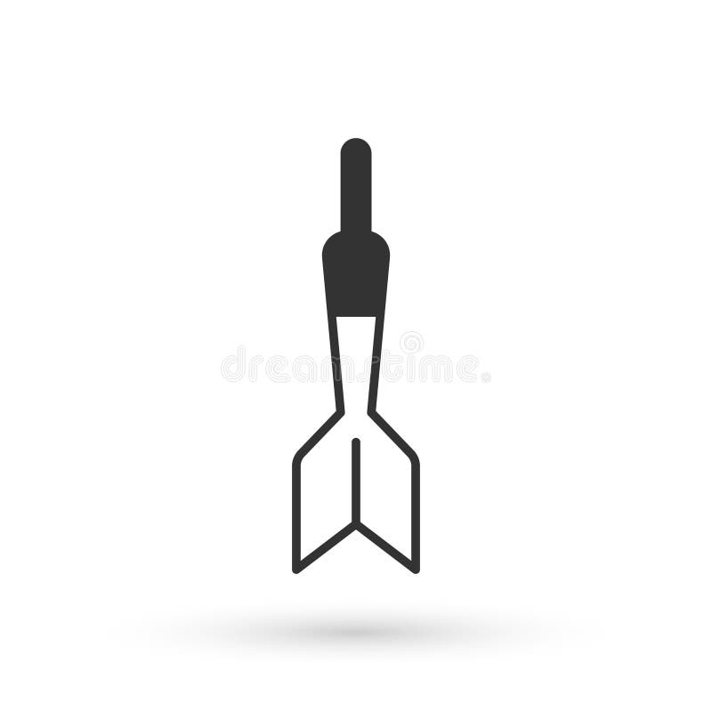 Icono De Flecha Gris Aislado En Fondo Blanco. Vector Ilustración del ...