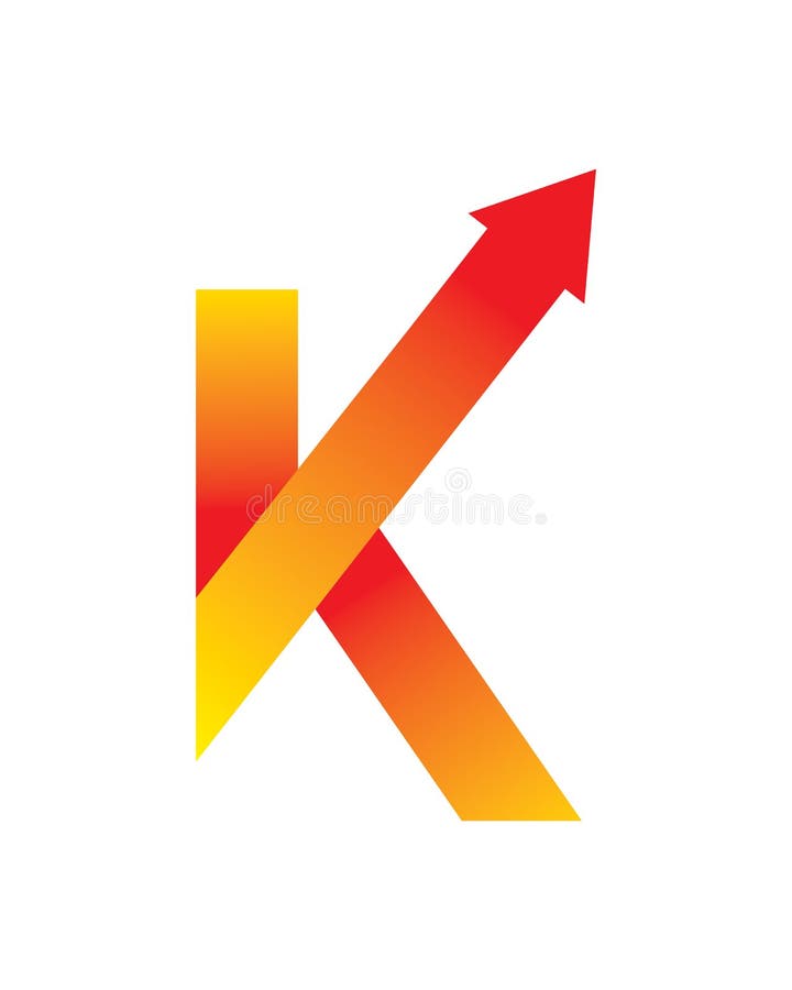 Icono De Flecha Inicial Logotipo Inicial Abstracto Stock de ilustración ...