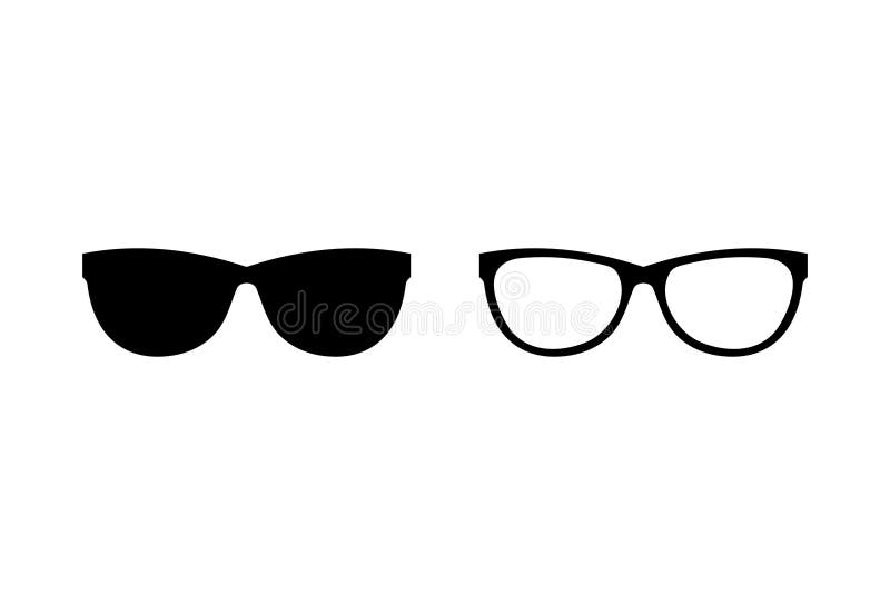 Icono De Gafas . Icono Del Vector De Gafas Ilustración del Vector ...