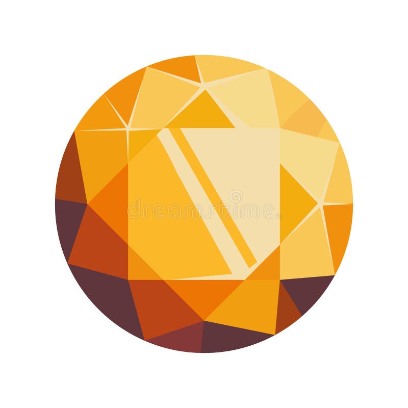 Icono de gema aislado ilustración del vector. Ilustración de manera ...