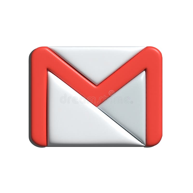 Icono de gmail fotografía editorial. Ilustración de muestra - 287691662