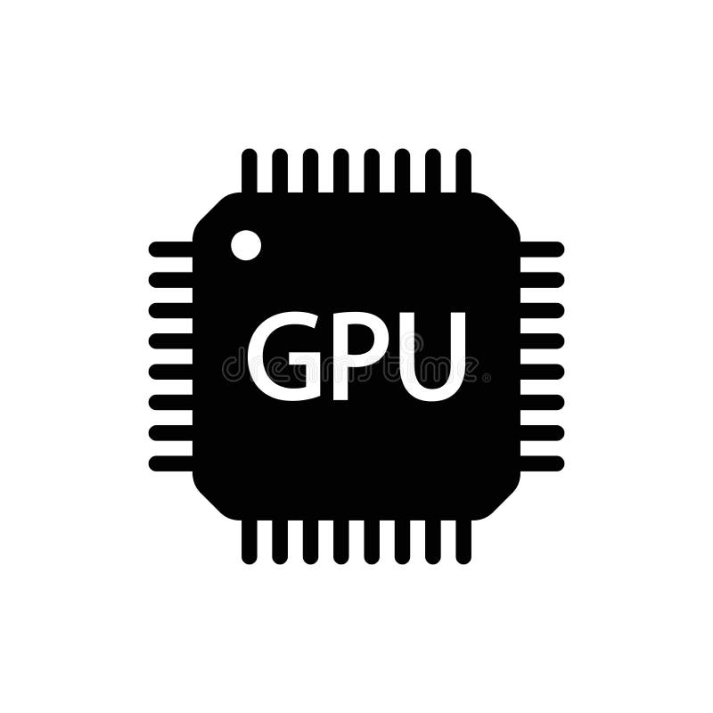 Icono De Gpu. Icono De Tarjeta De Circuitos. Ilustración del Vector - Ilustración de circuito ...