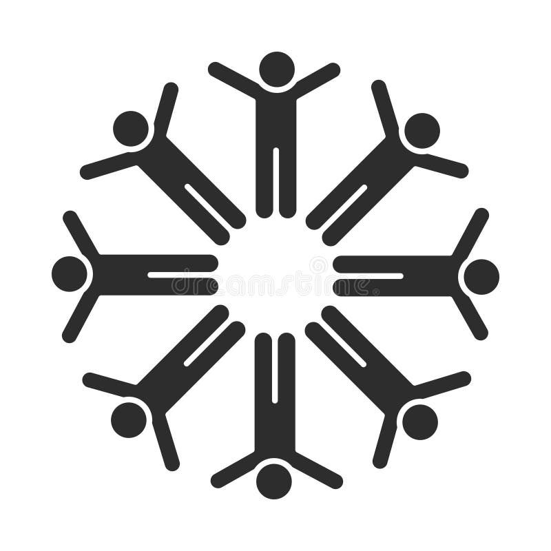 Icono de grupo de personas stock de ilustración. Ilustración de ...
