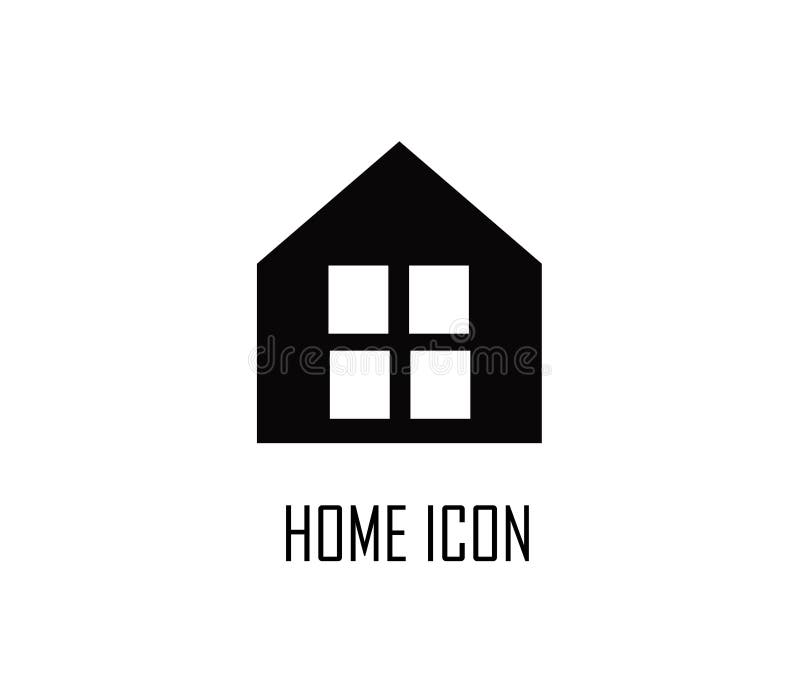 Icono de inicio ilustración del vector. Ilustración de modelo - 205559957