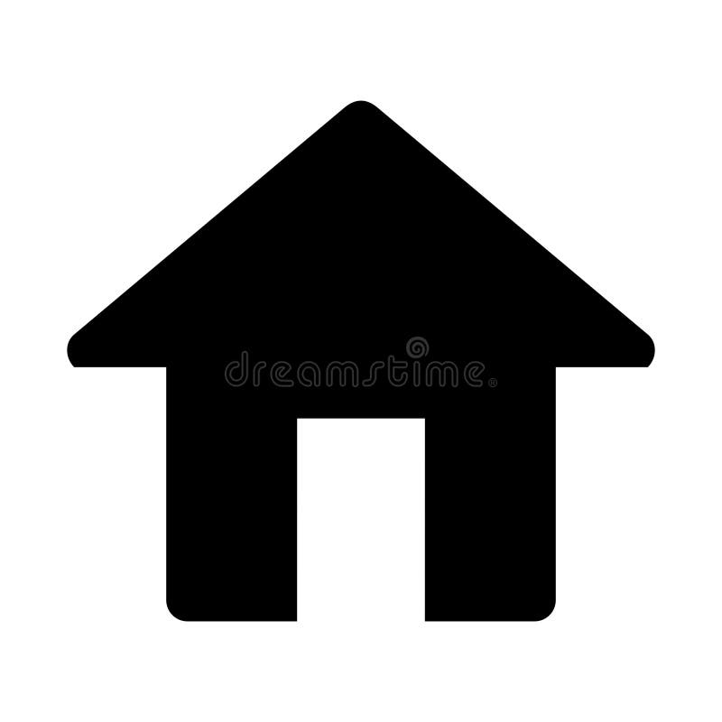 Icono de inicio ilustración del vector. Ilustración de aislado - 304796309