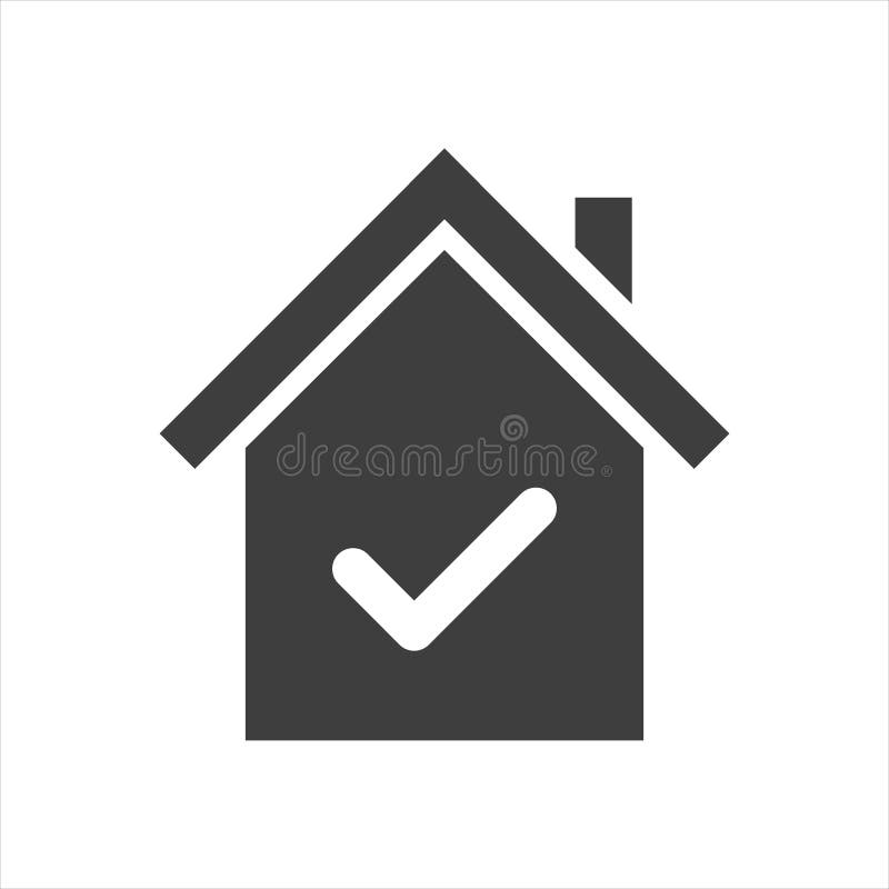 Icono De Inicio En Fondo Blanco. Vector Ilustración del Vector ...