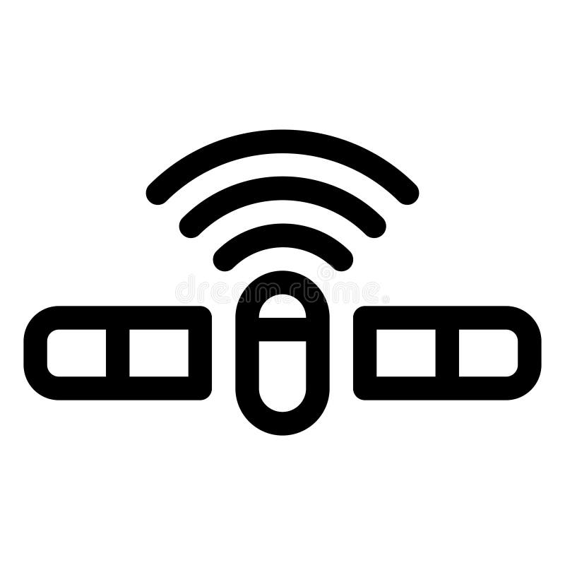 Icono De Internet Blanco Y Negro Ilustración del Vector - Ilustración ...