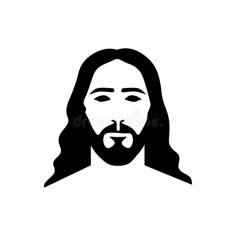 Icono de jesus ilustración del vector. Ilustración de vector - 297319040