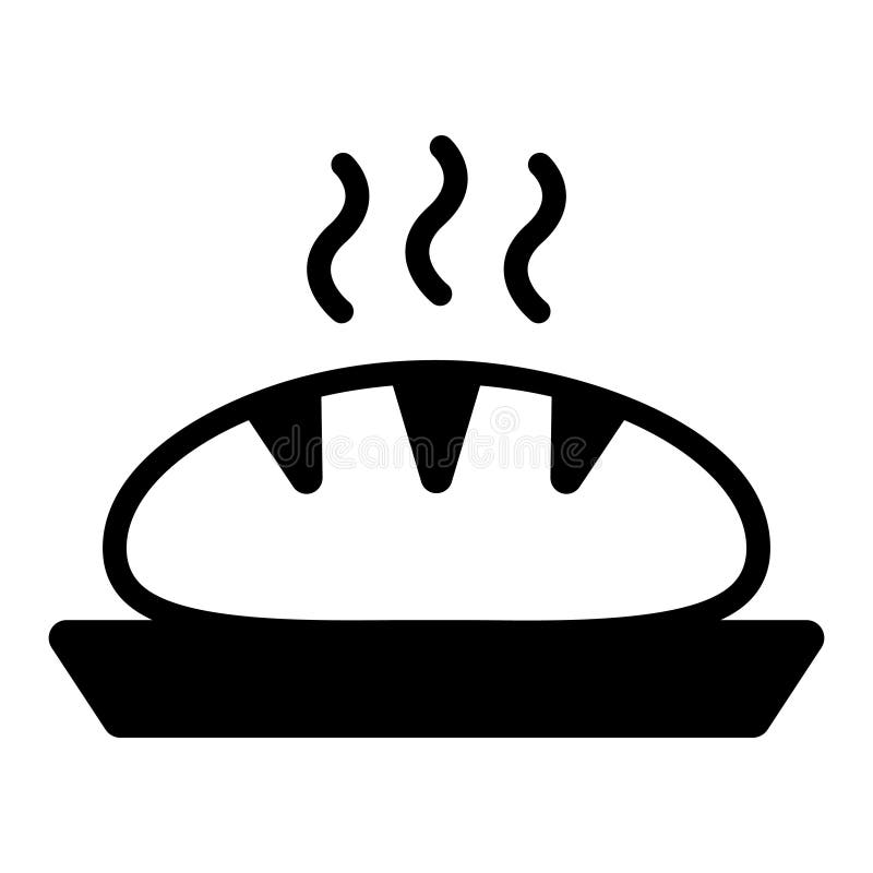 Icono De Línea De Vector De Pan. Icono De Línea Vectorial Creativa ...