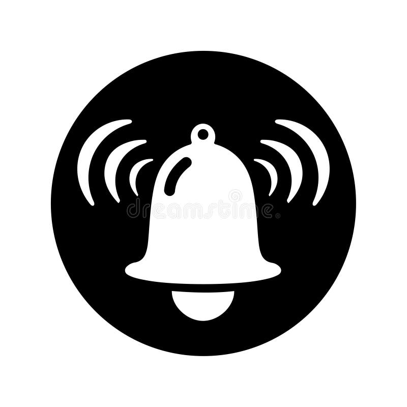 Icono de la alarma ilustración del vector. Ilustración de alarmar ...