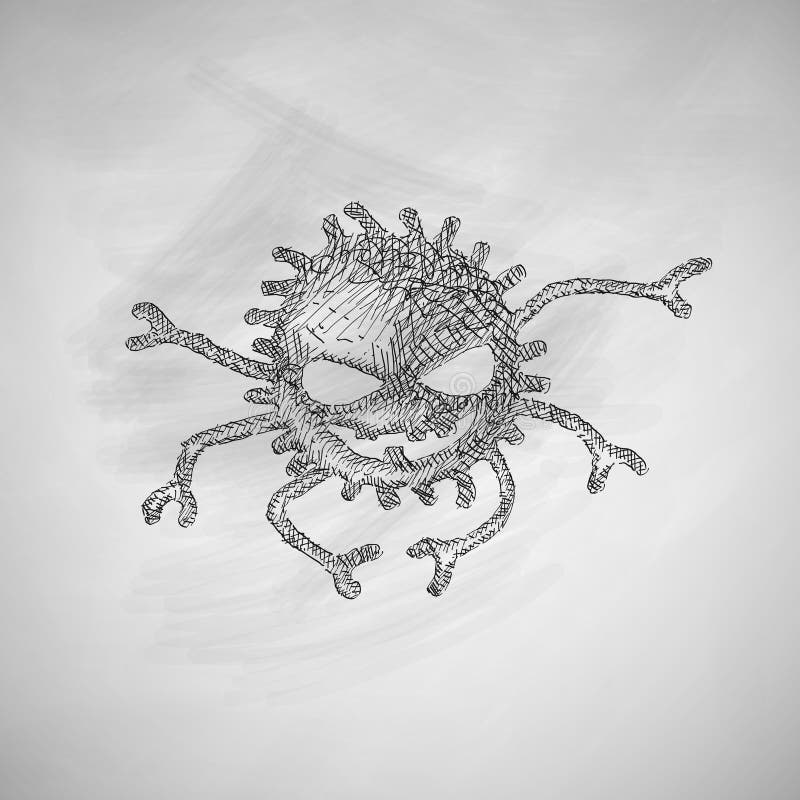 Icono de la araña ilustración del vector. Ilustración de diablo - 50819615